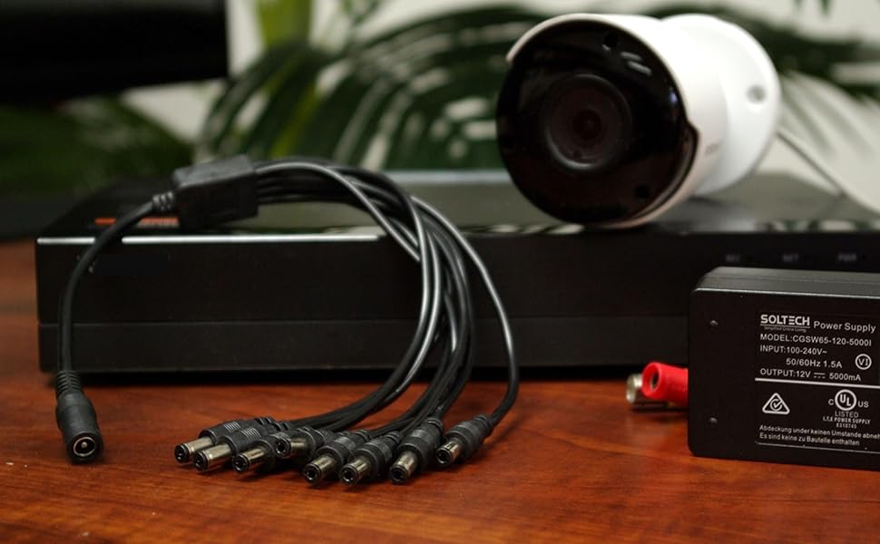 8 sprang Camera splitter (pig tail) - Netsurf Power